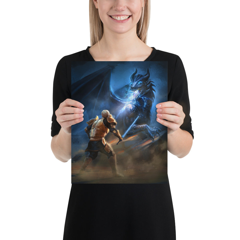 The Dragon Slayer 11x14 Poster – Randy Ellefson Store
